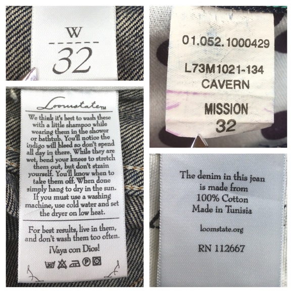 Loomstate | Jeans | Mens Loomstate Organic Cotton Denim Jean Sz 32 ...